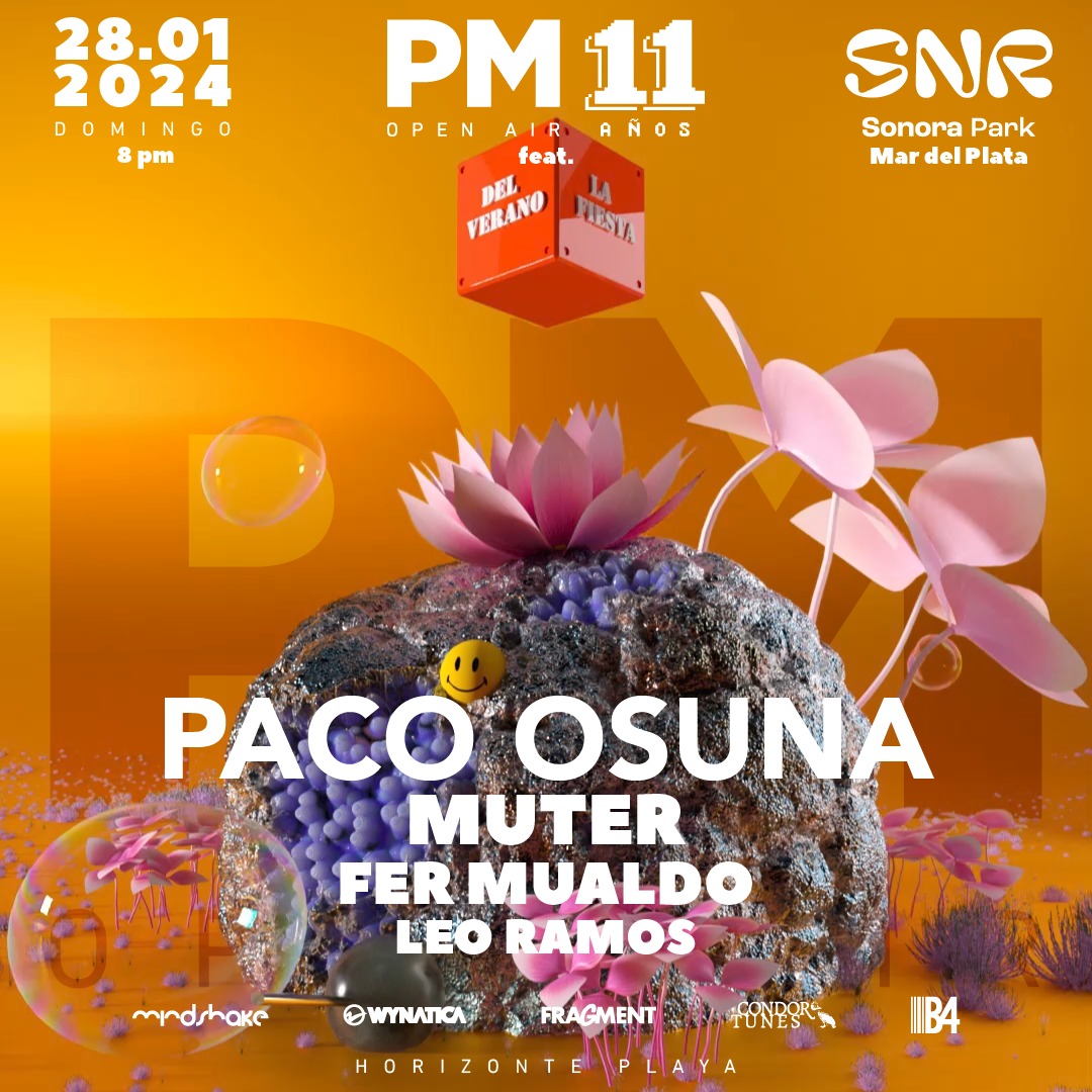 PM Open Air y su cierre de la temporada en Mar del Plata con Paco Osuna ...