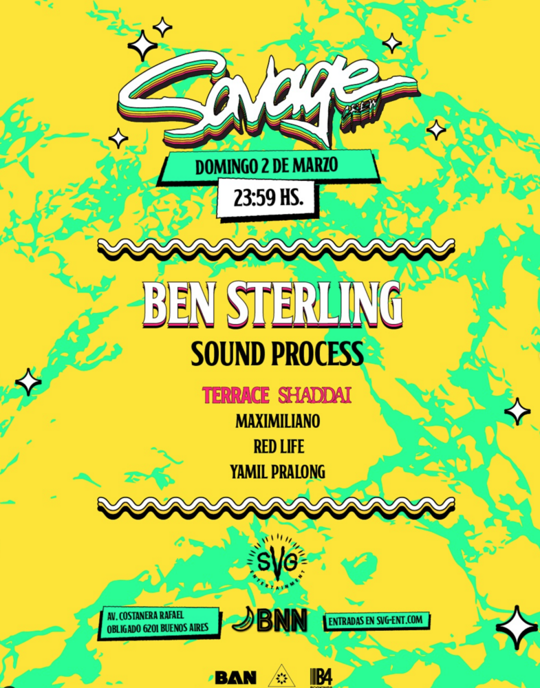 Ben Sterling vuelve a Buenos Aires con Crew Savage - Electronic Groove ...
